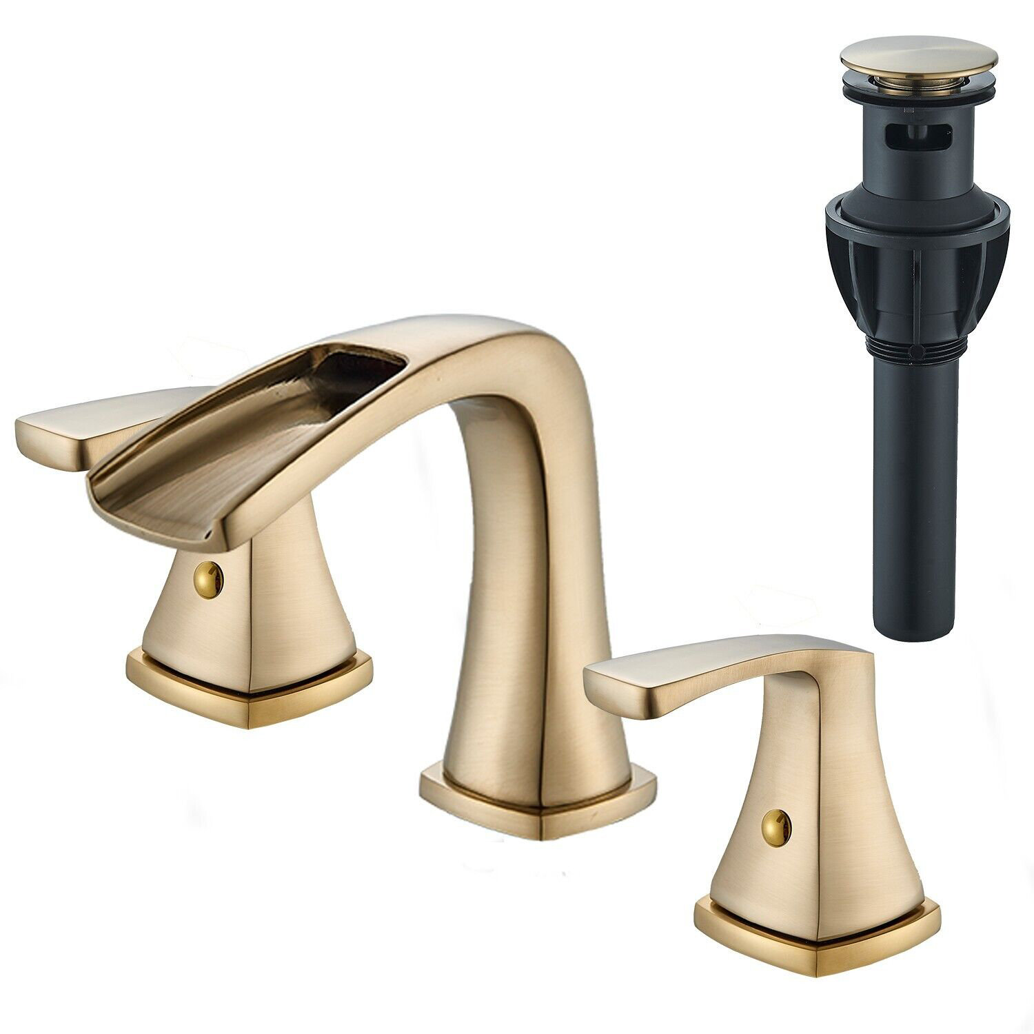Senlesen Widespread Faucet 2-handle Bathroom Faucet - Wayfair Canada