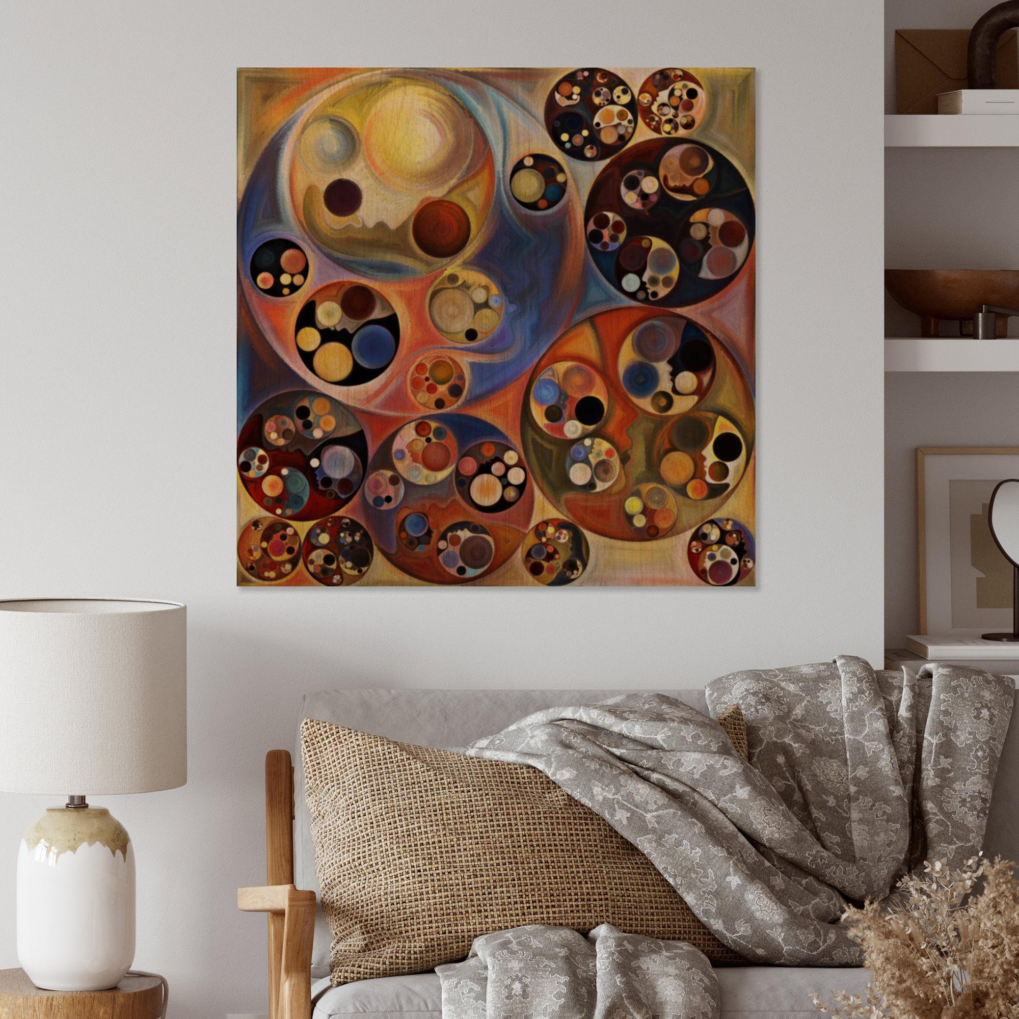 Ivy Bronx " Circles Of Thinking Art V " Painting Print - Wayfair Canada