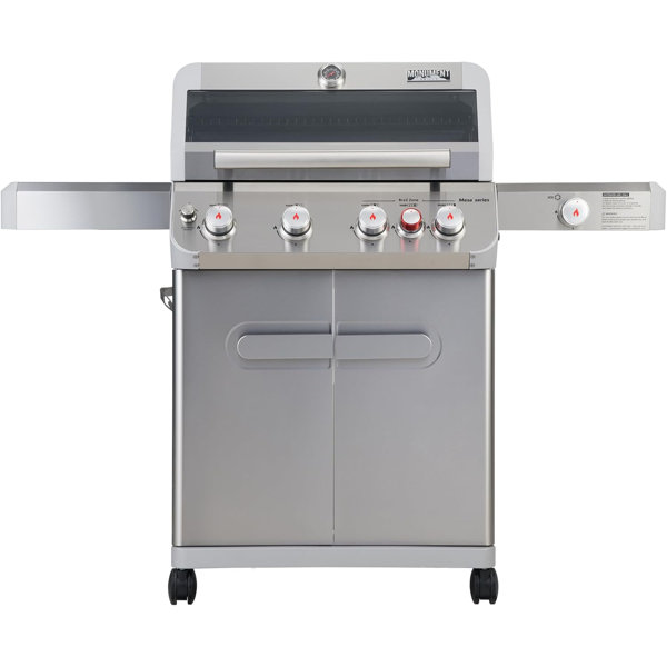 ATC CABINETS Outdoor Barbecue Stainless Steel 4 Burner Propane Gas ...