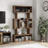 Latitude Run® Ellyana 70.6'' H x 39.4'' W Geometric Bookcase & Reviews ...