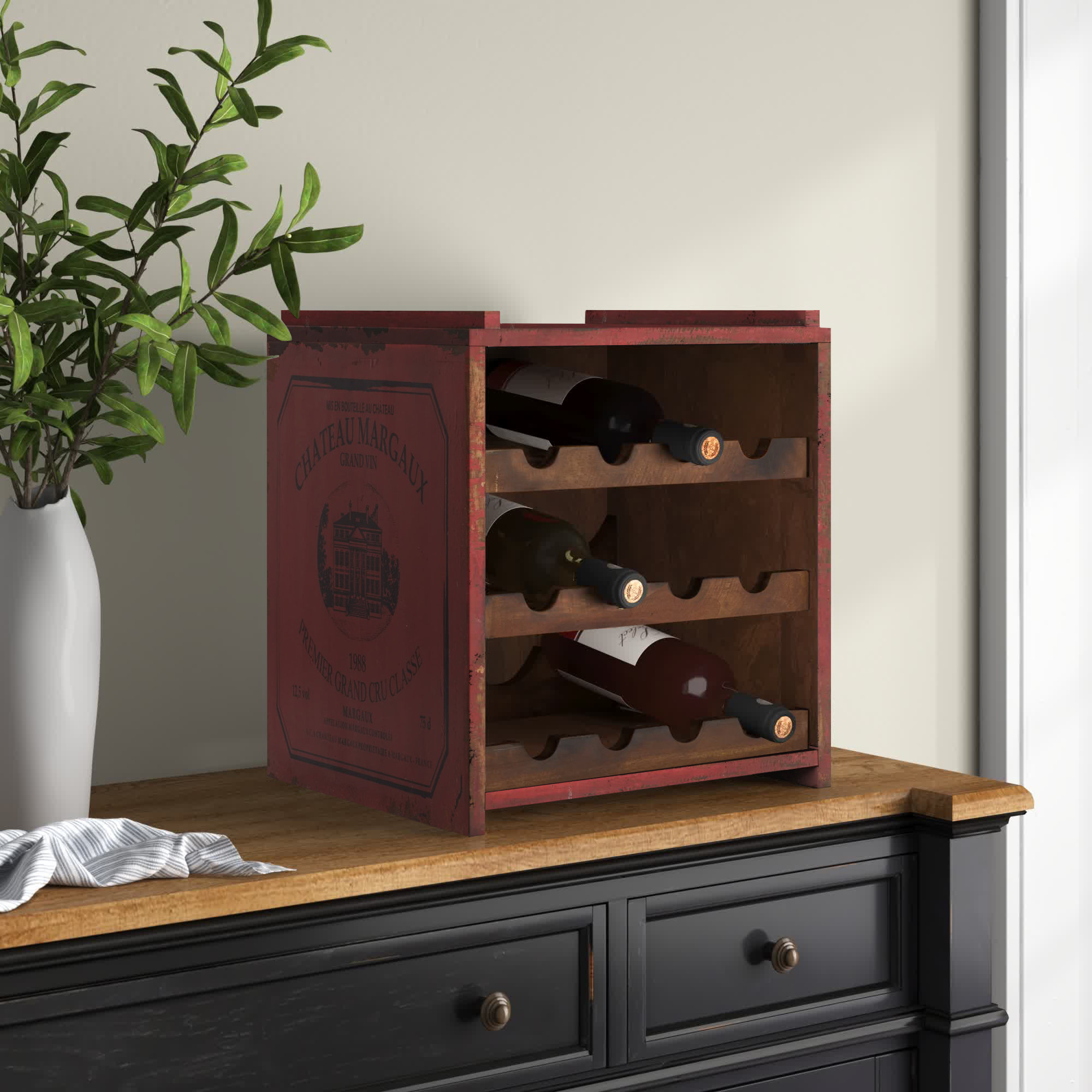 Lark Manor™ 12 Bottle Standing Wine Rack & Reviews | Wayfair