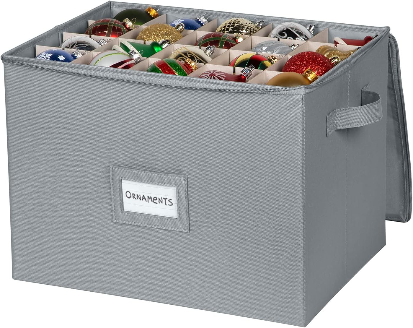 The Holiday Aisle® Christmas Ornaments Storage Box To Protect And Store ...