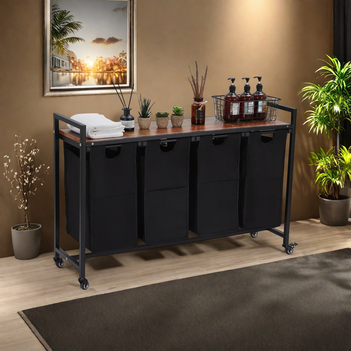 Espiron Optimum Laundry Hamper, Laundry Basket Organizer Laundry Sorter ...