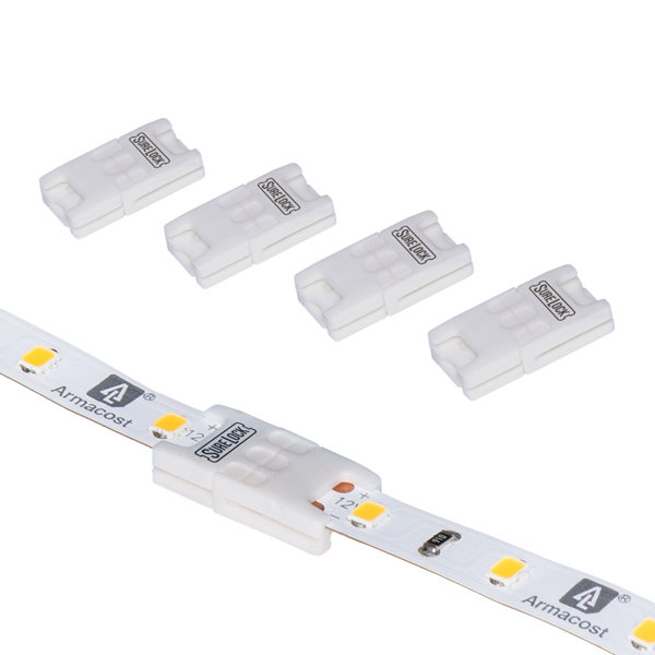 Armacost Lighting SureLock 2 Pin LED Strip Light Splice Connectors, 5 ...