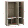 Latitude Run® 6-Doors Wooden Wardrobe | Wayfair