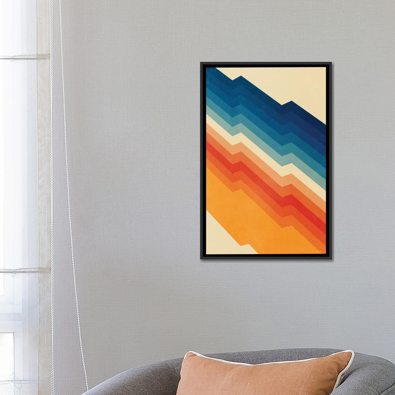 East Urban Home 'Barricade' Graphic Art Print on Wrapped Canvas | Wayfair