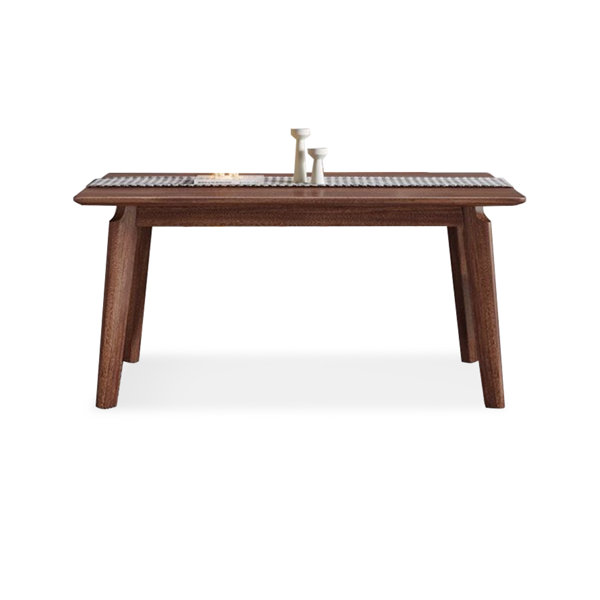 Hokku Designs Meelika Solid Wood Dining Table | Wayfair