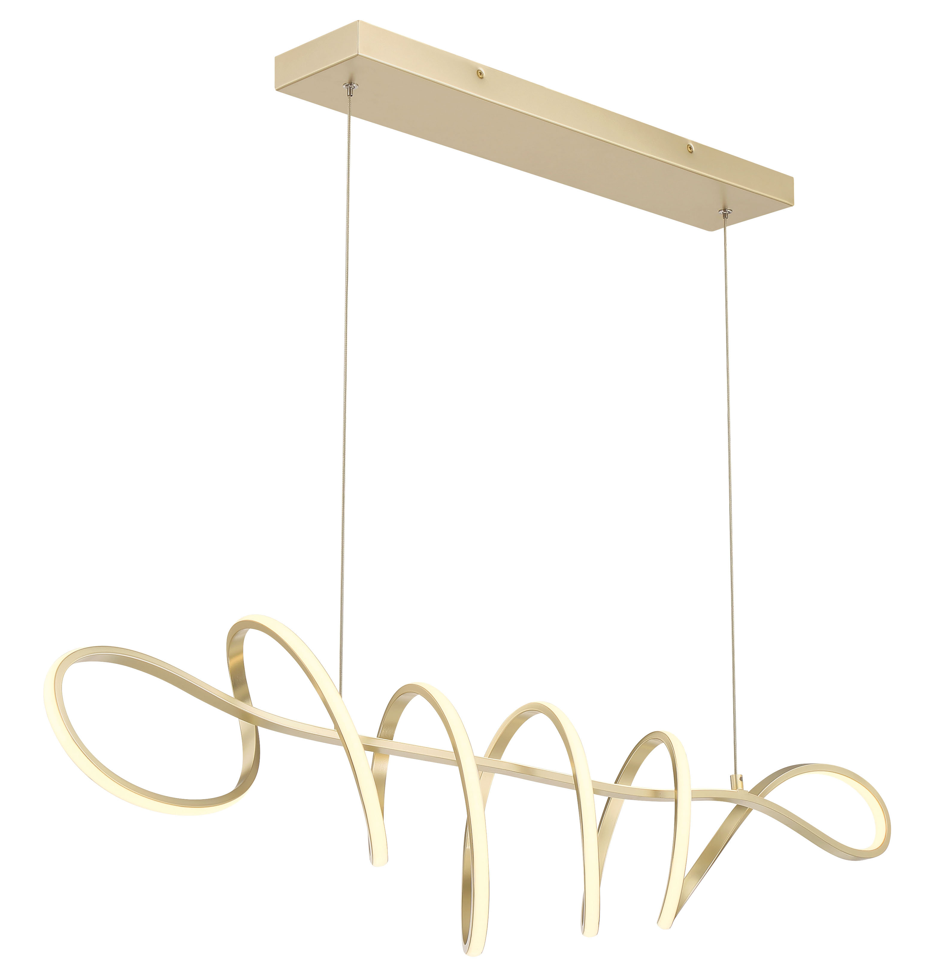 George Kovacs by Minka George Kovacs Astor LED Island In Soft Gold ...