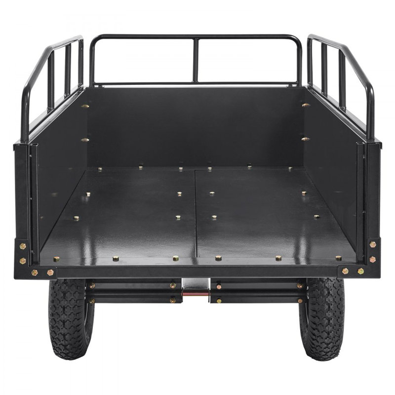 Stellweilan Tessberg Heavy Duty ATV Trailer Steel Dump Cart, 750-Pound ...