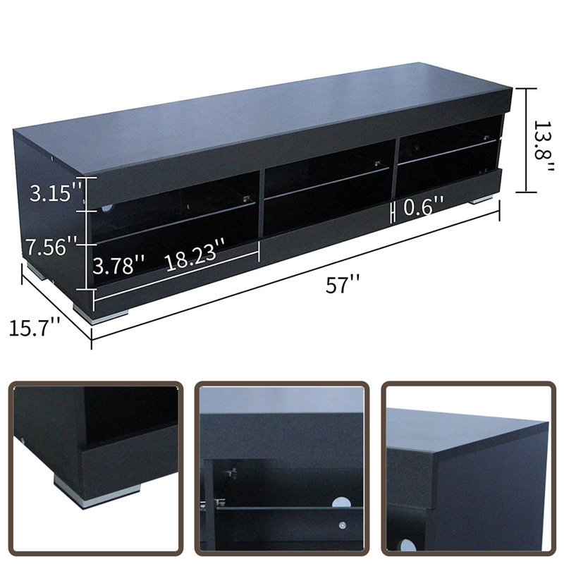 Brayden Studio® 57'' W Storage Credenza | Wayfair