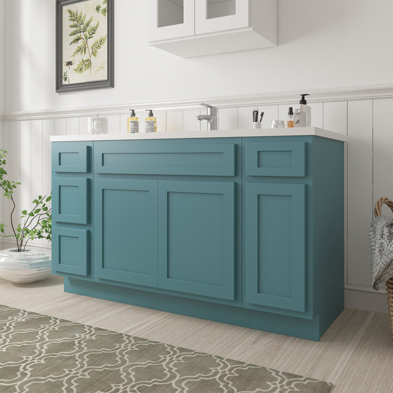 Home Beyond 60" Single Bathroom Vanity Base Only | Wayfair