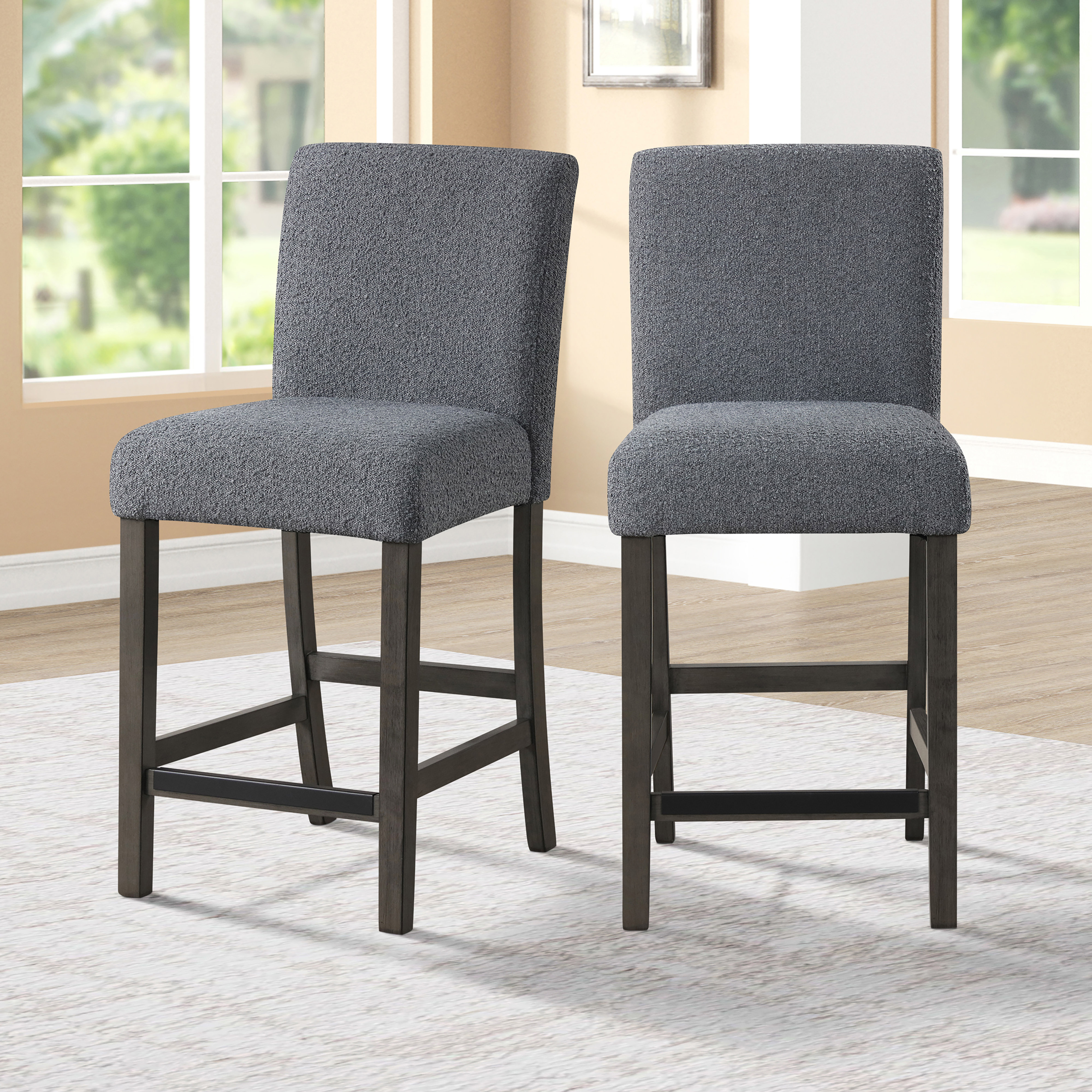 Lark Manor™ Cubelo Wood Counter Chair | Wayfair
