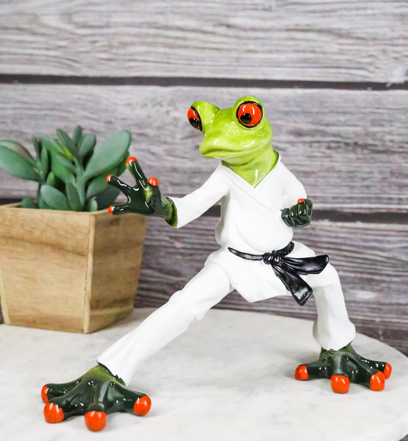 Trinx Toad Chop Karate Kid Black Belt Green Frog Martial Arts Warrior ...