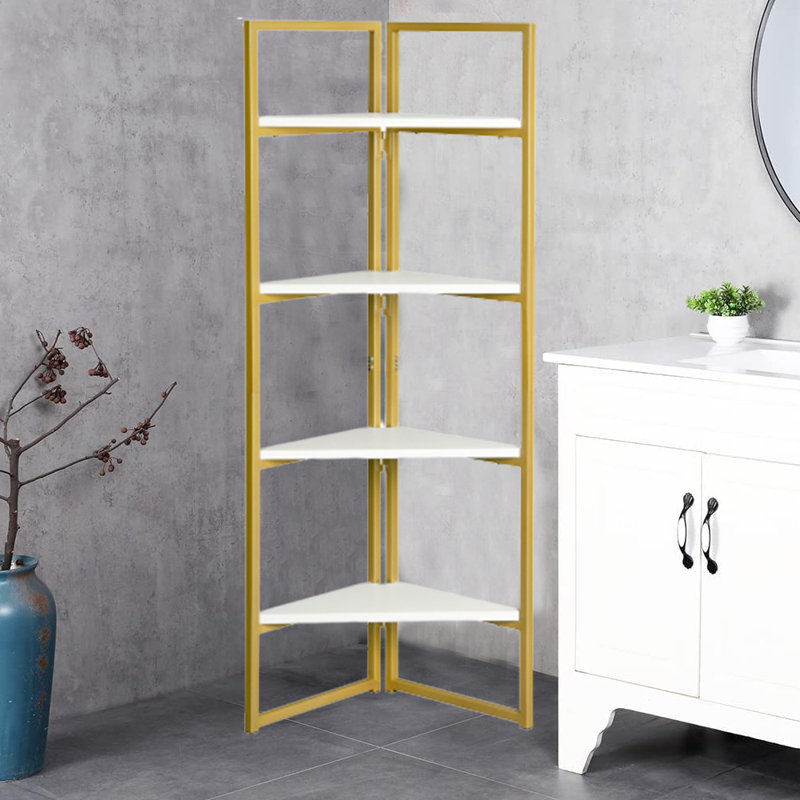 Mercer41 Dawyne Corner Bookcase | Wayfair