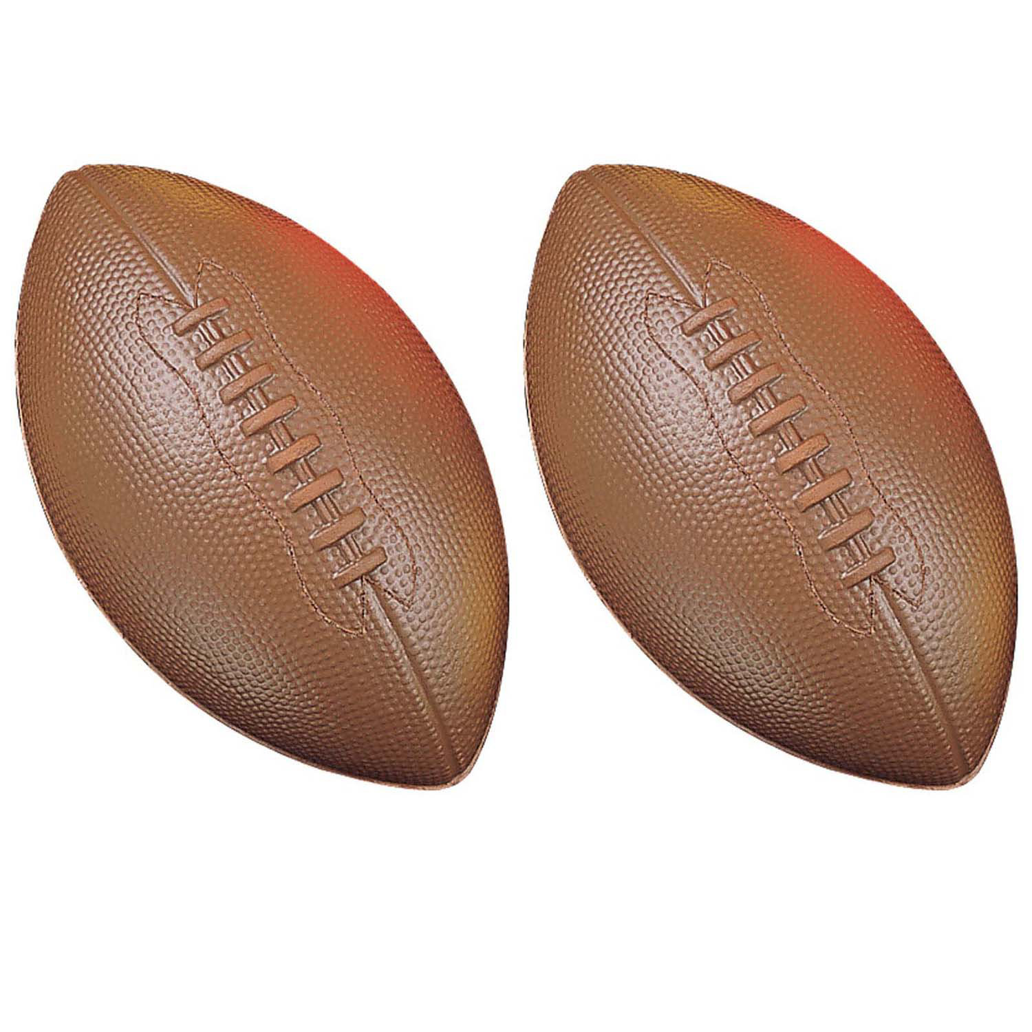 Champion Sports Coated High Density Foam Football, Pack Of 2 | Wayfair