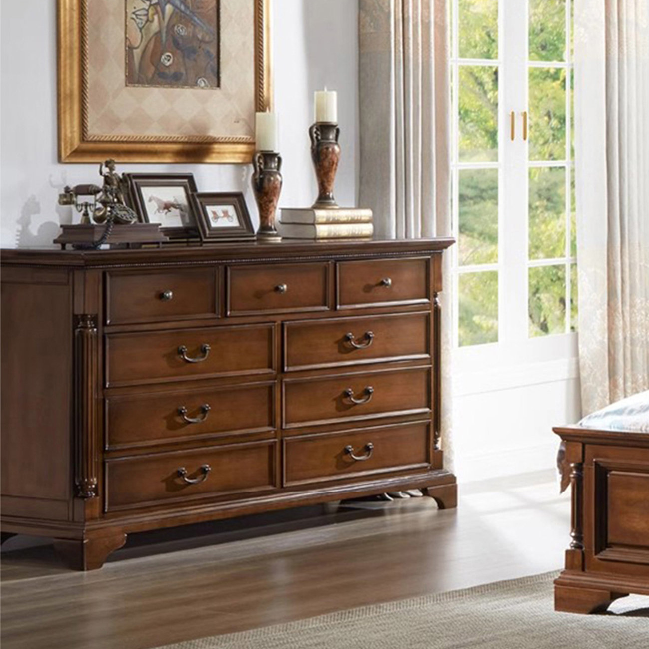 Hokku Designs American Country Style Rubberwood Accent Chest | Wayfair