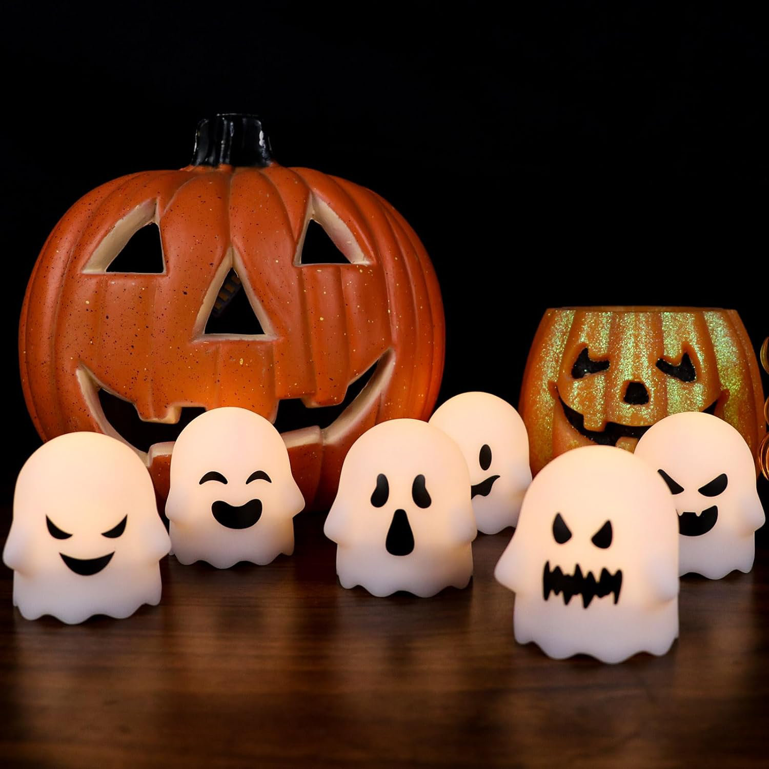 The Holiday Aisle® Halloween Flameless Candles Flickering With Remote ...