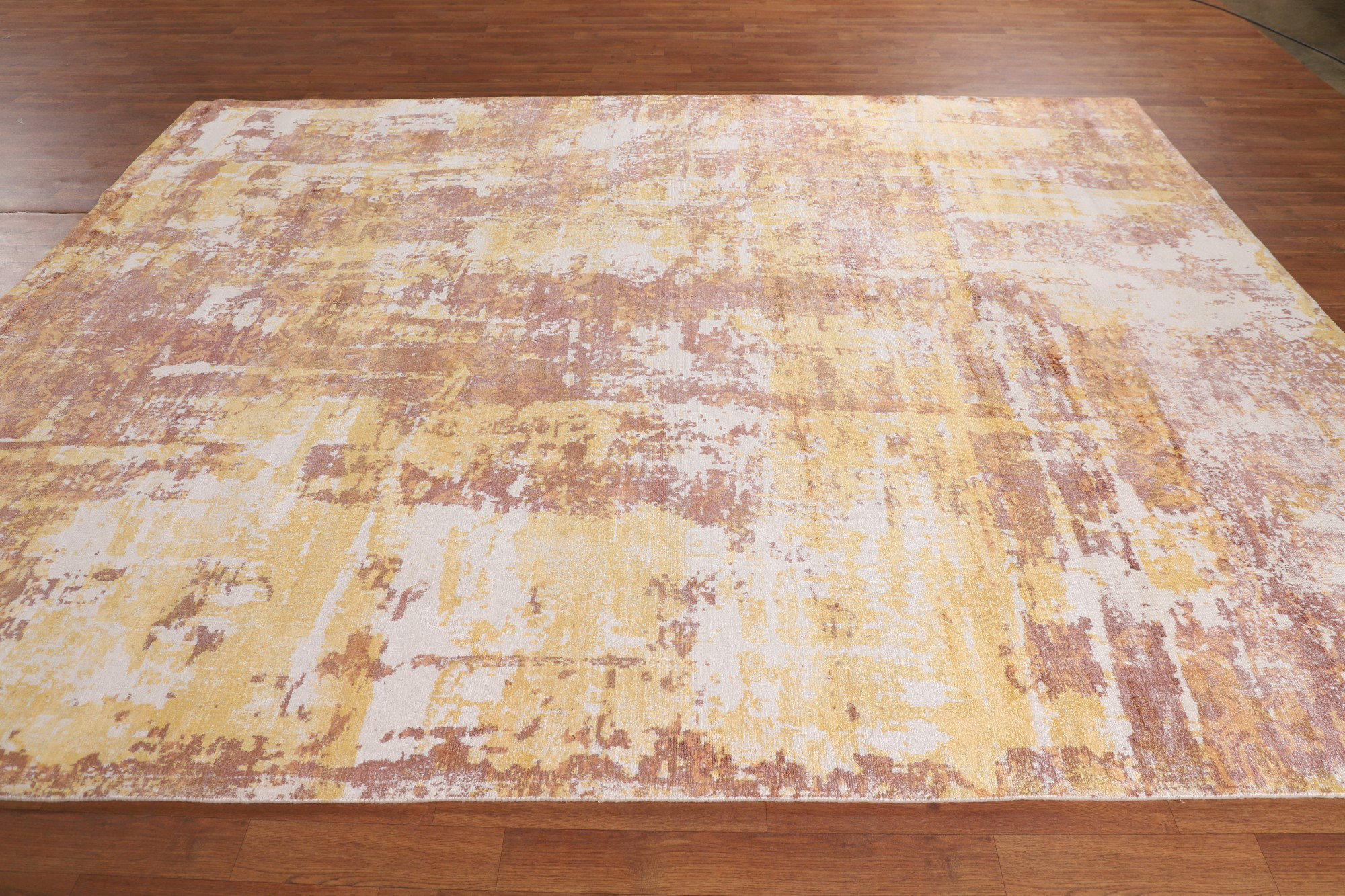 17 Stories Contemporary Wool Abstract Area Rug 8x10 | Wayfair