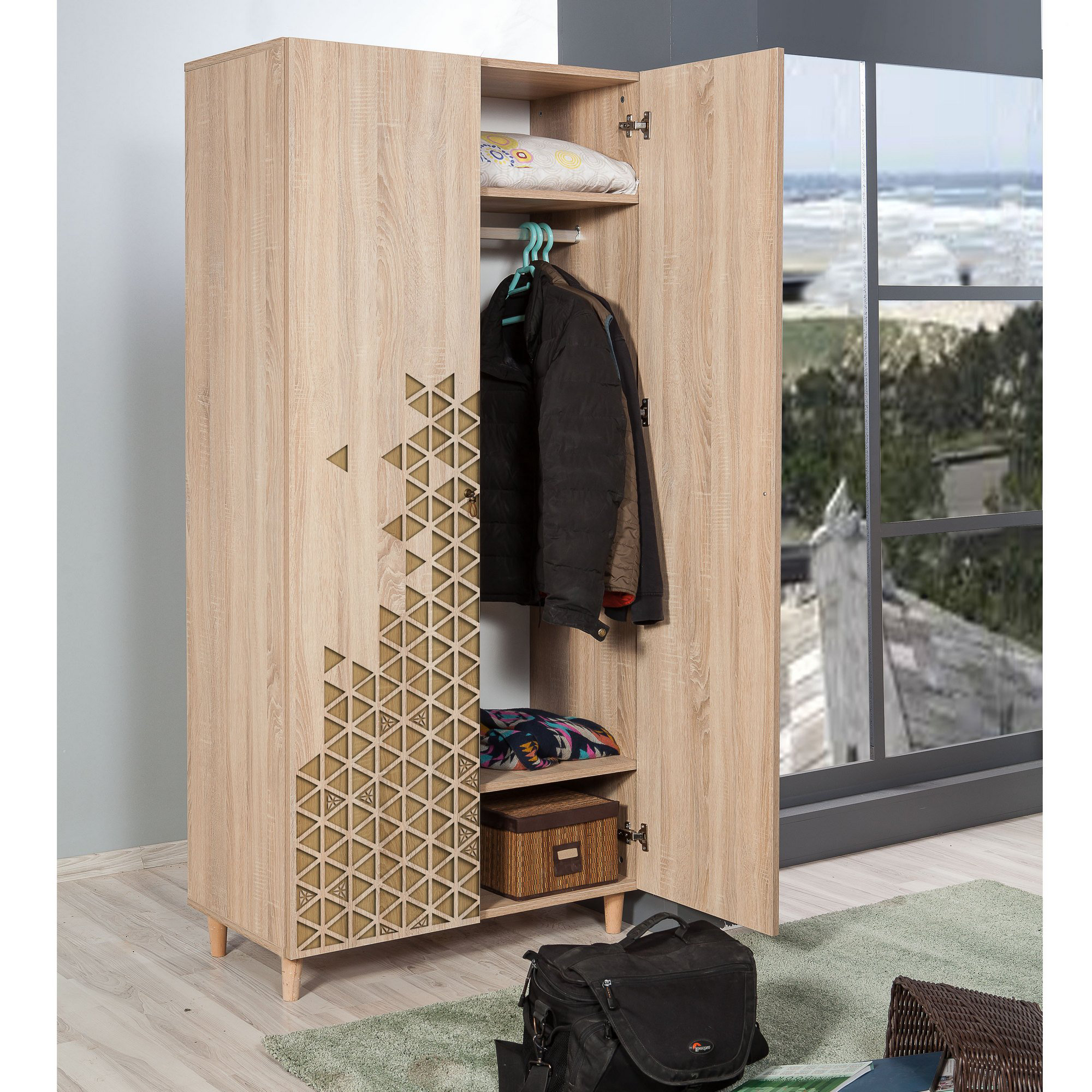 East Urban Home Deb Armoire | Wayfair