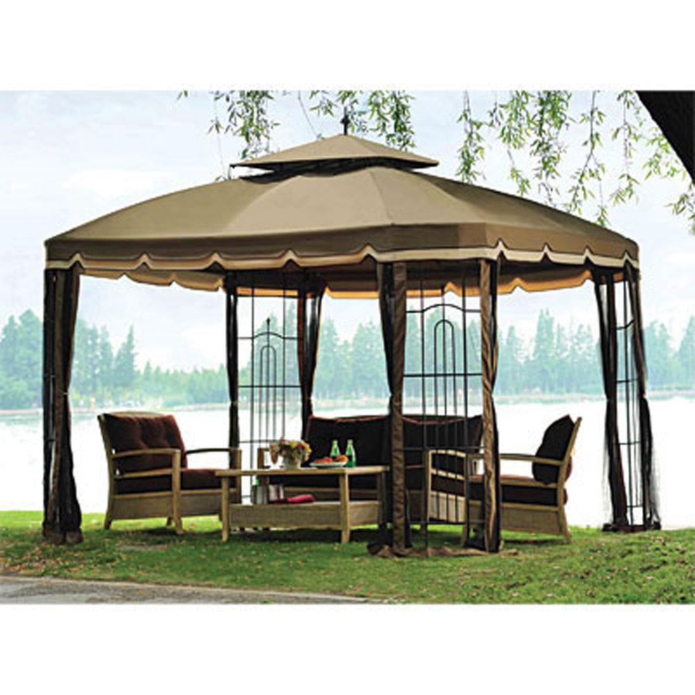 Garden Winds Bay Window Gazebo Replacement Canopy | Wayfair