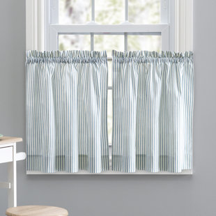 Striped Valances & Kitchen Curtains You'll Love | Wayfair
