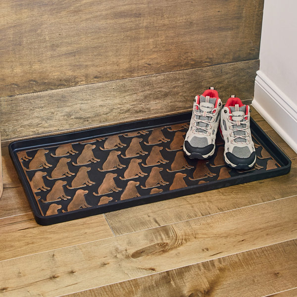 Eddie Bauer Allover Golden Rubber Boot Trays & Reviews | Wayfair