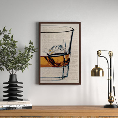 Wade Logan® Bourbon on the Rocks by Eyre Tarney - Picture Frame Print ...