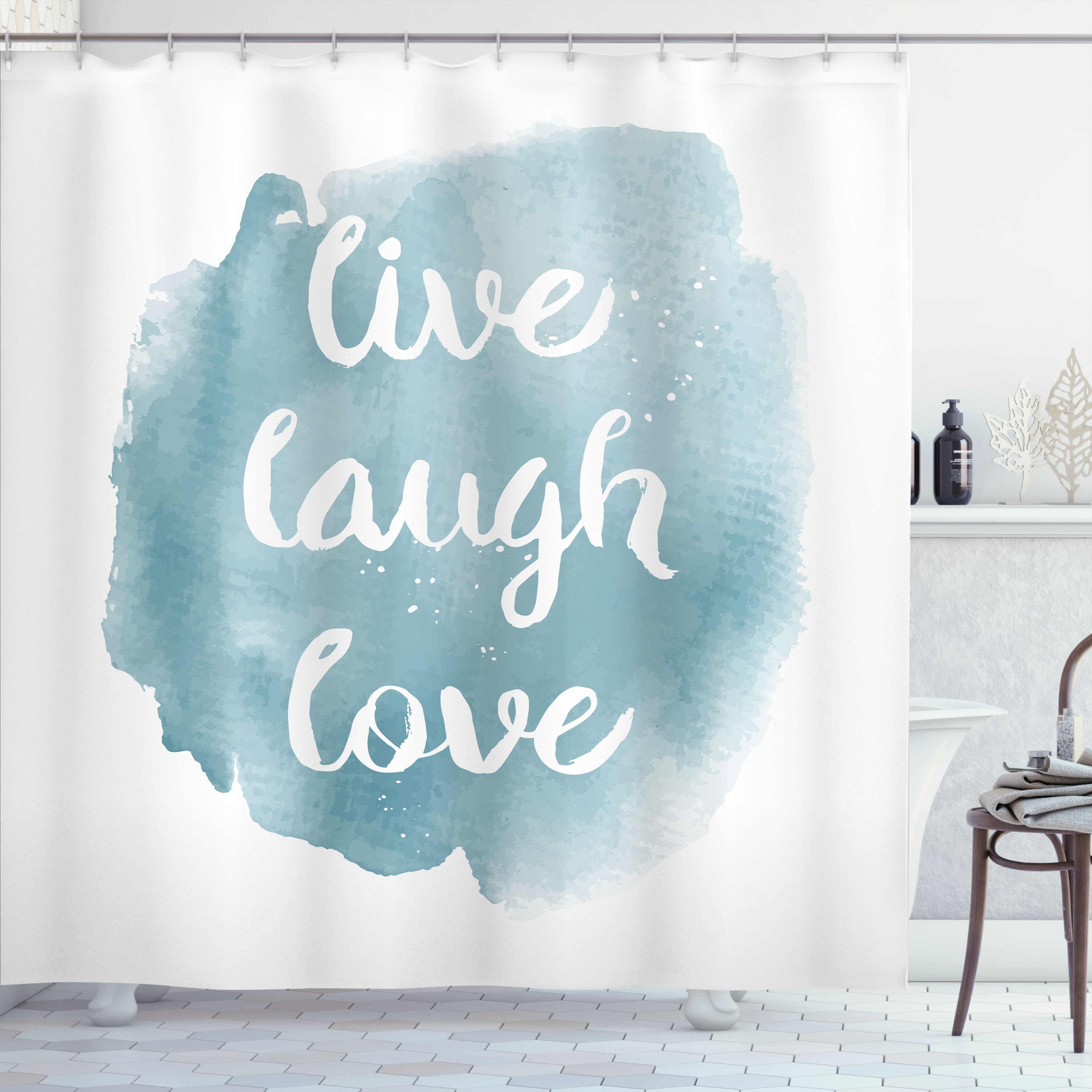 East Urban Home Elexie Shower Curtain with Hooks Included | Wayfair