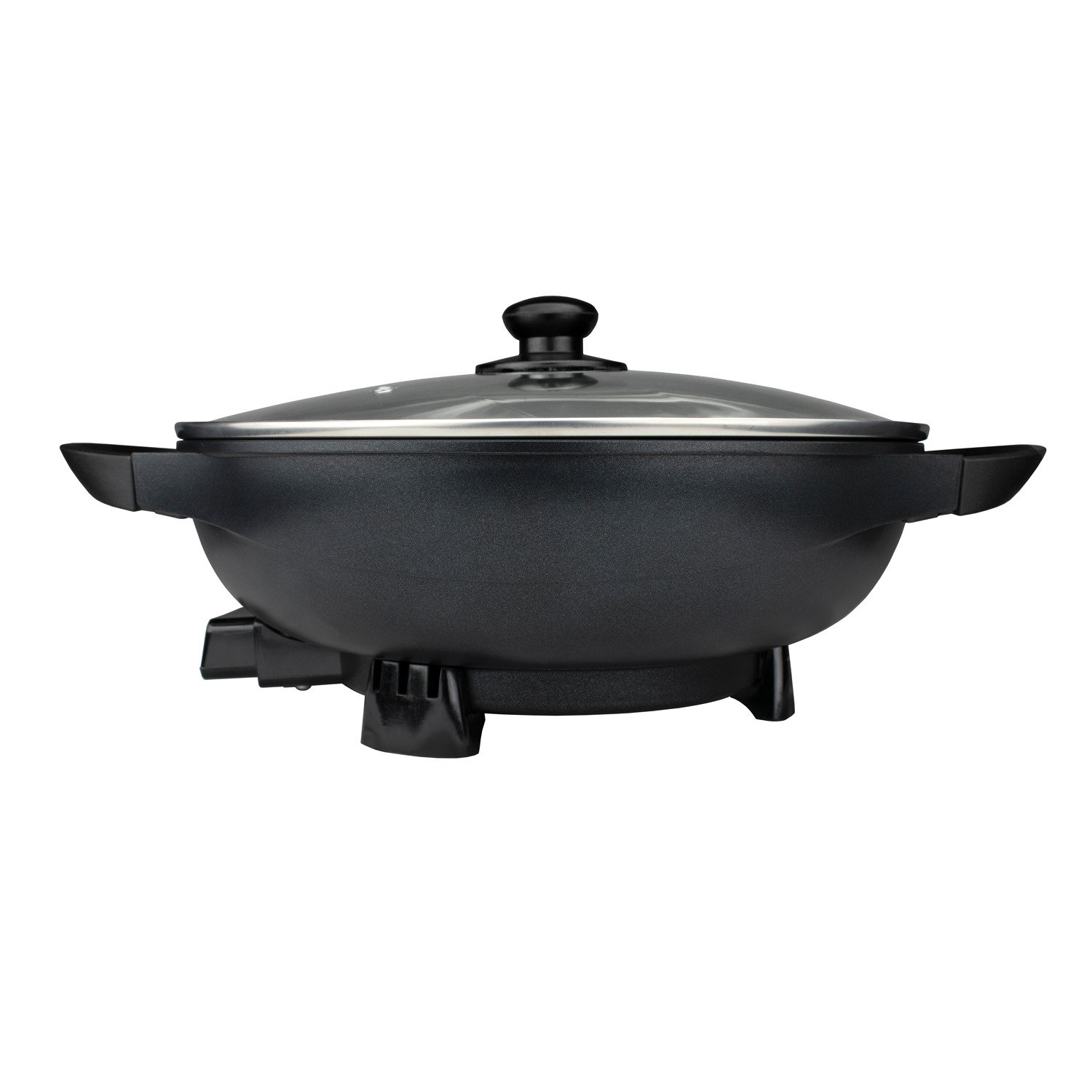 Brentwood 6.73" Electric Wok with Glass Lid | Wayfair