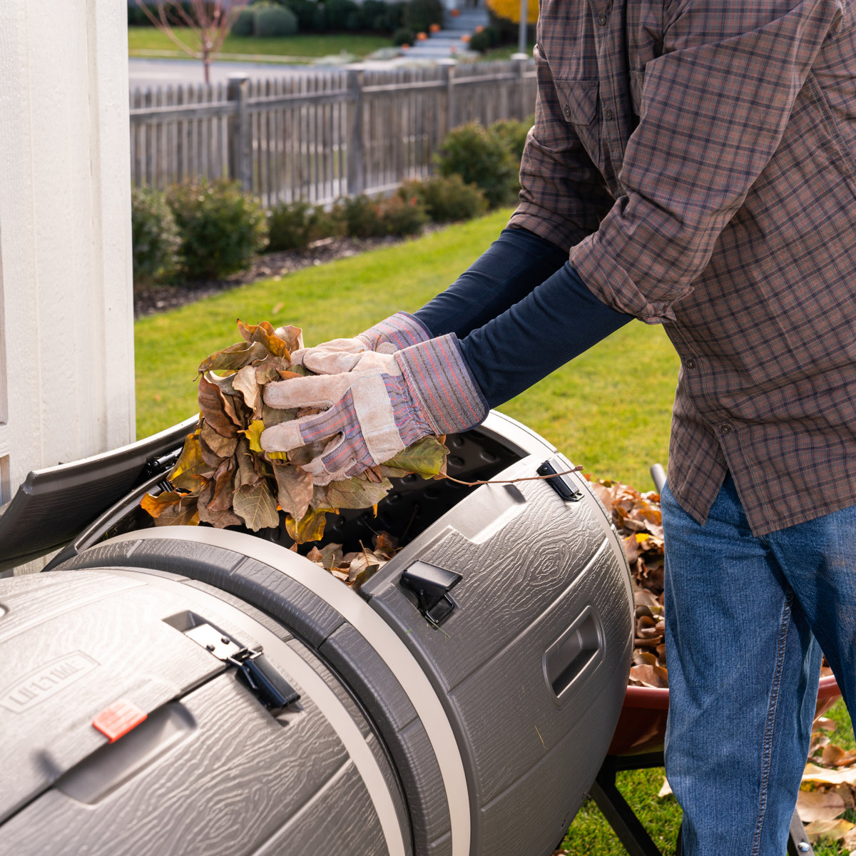 Lifetime Composters Double Bin Rotating Composter & Reviews | Wayfair.co.uk