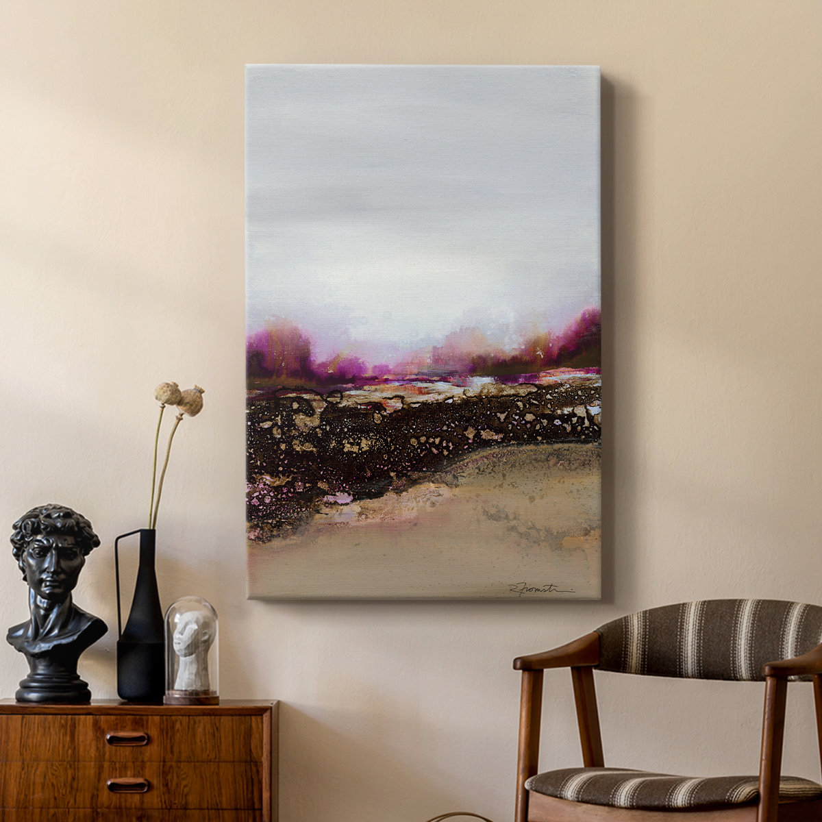 George Oliver Reflections of My Mind -Custom Wrapped Gallery Cavas ...
