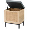 Bayou Breeze Storage Chest With Foam Pad Seating Cushion, Natural ...