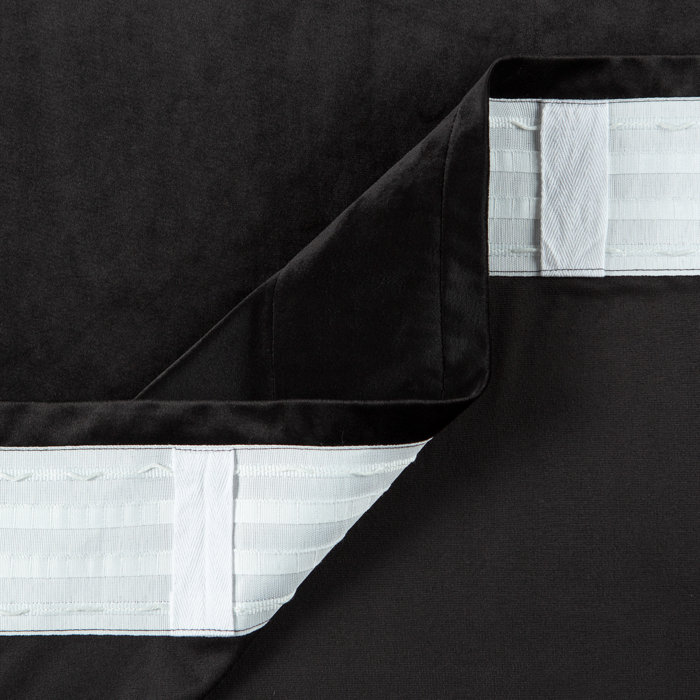 Eider & Ivory™ Heady Polyester Room Darkening Curtain Pair & Reviews ...