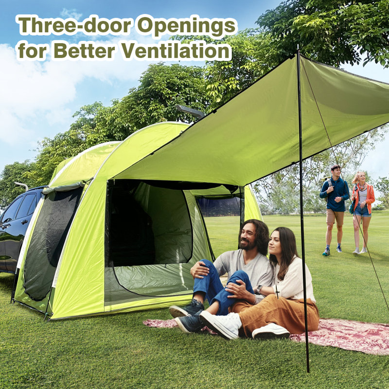 Poloma Suv Camping Tents Car Tent With Porch Vestibule Awning Shelter ...