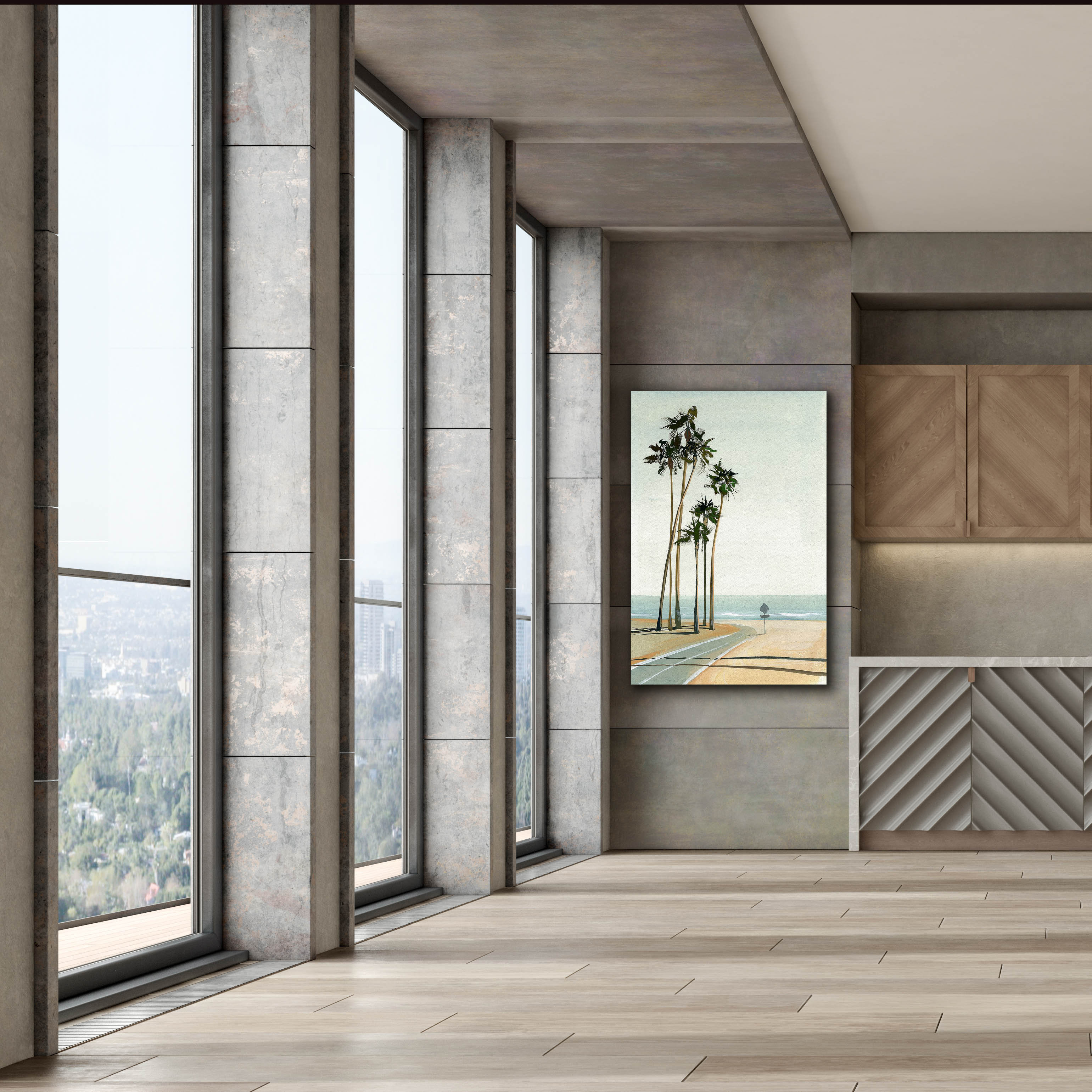 Rosecliff Heights 'Six Palms' by Brook Page Canvas Wall Art, 40" x 60 ...