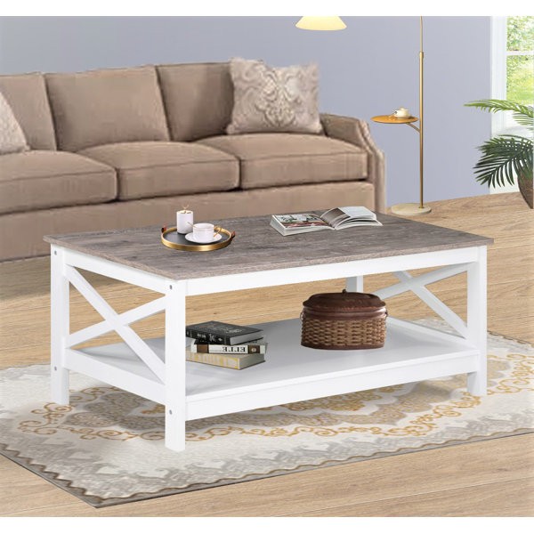 White Wood Coffee Tables You'll Love | Wayfair