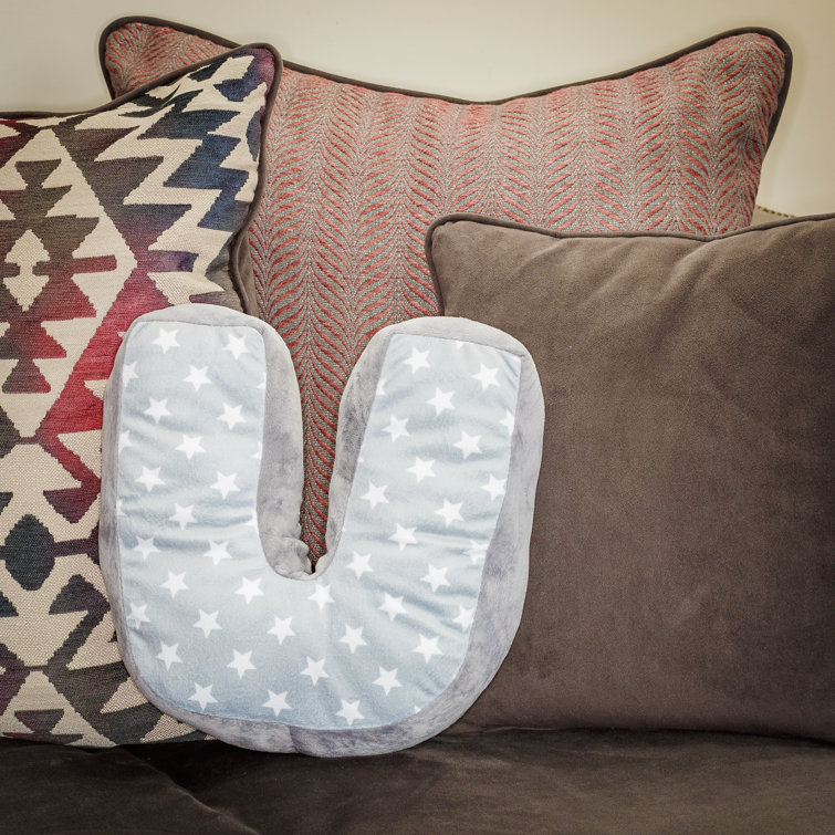 17 Stories Georgie-Rae Alphabet Letter Cushion U | Wayfair.co.uk