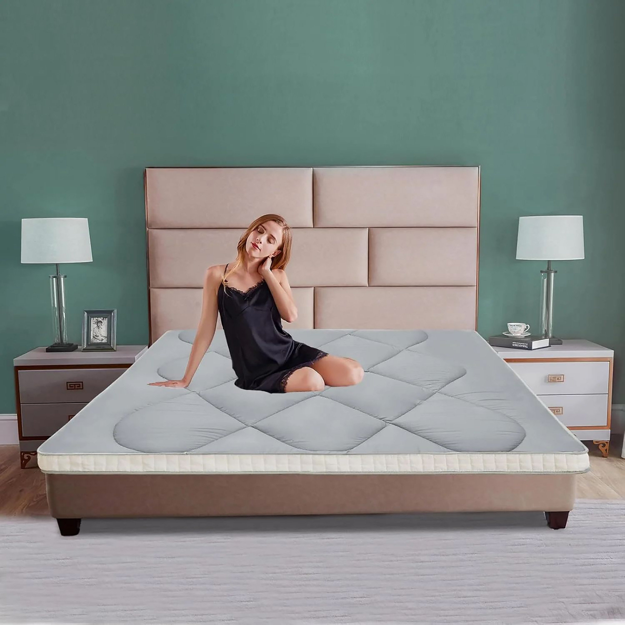 JTANGL Japanese Futon Floor Mattress, Twin/Full/Queen Size, Floor ...