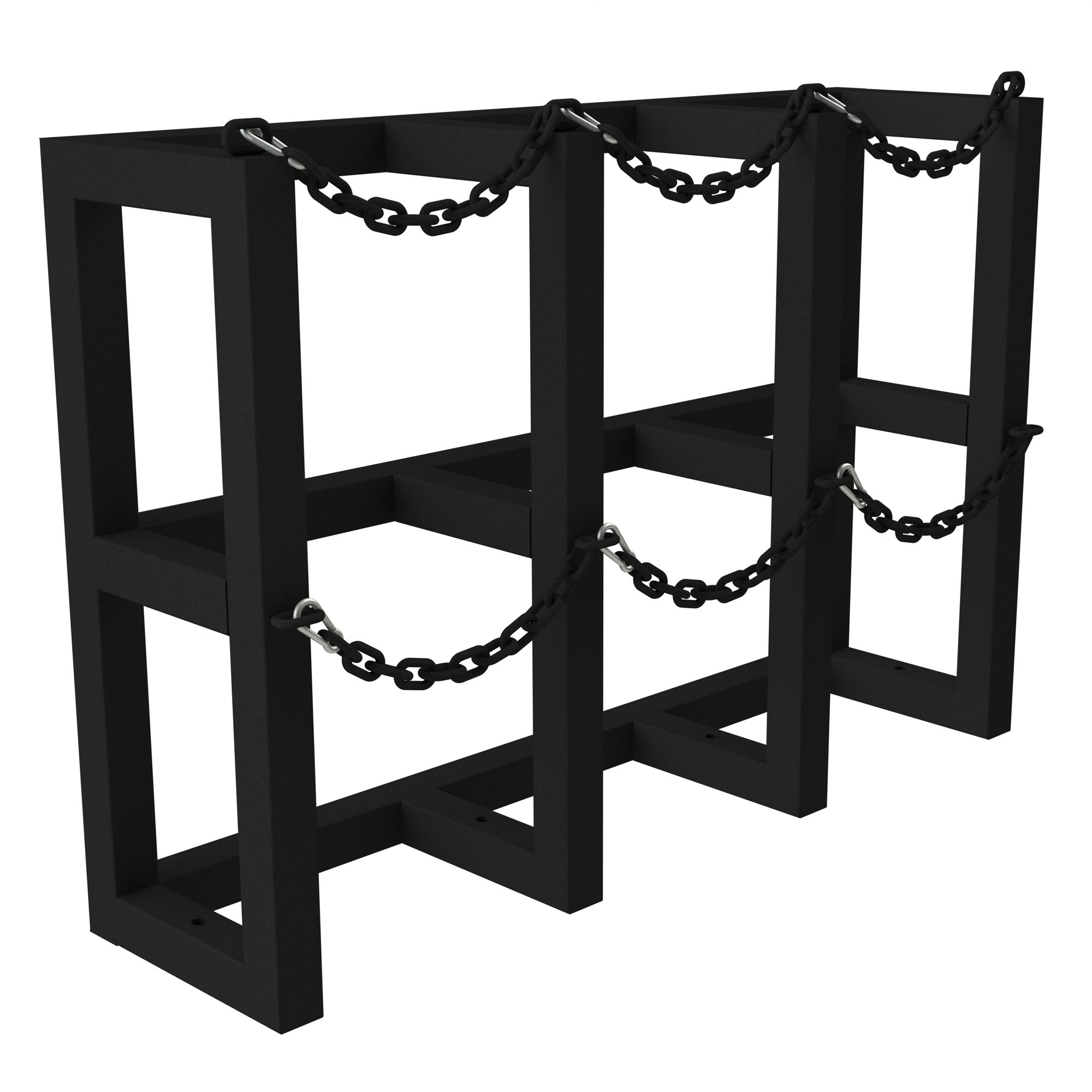 WFX Utility™ Aquila 30" H x 44" W x 12" D Gas Cylinder Rack | Wayfair