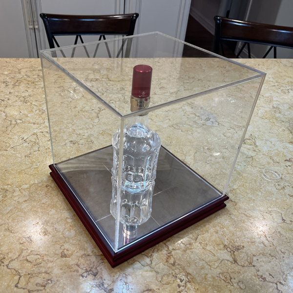 FixtureDisplays 10'' W 10'' D Plastic/Acrylic Ball/Puck Case | Wayfair