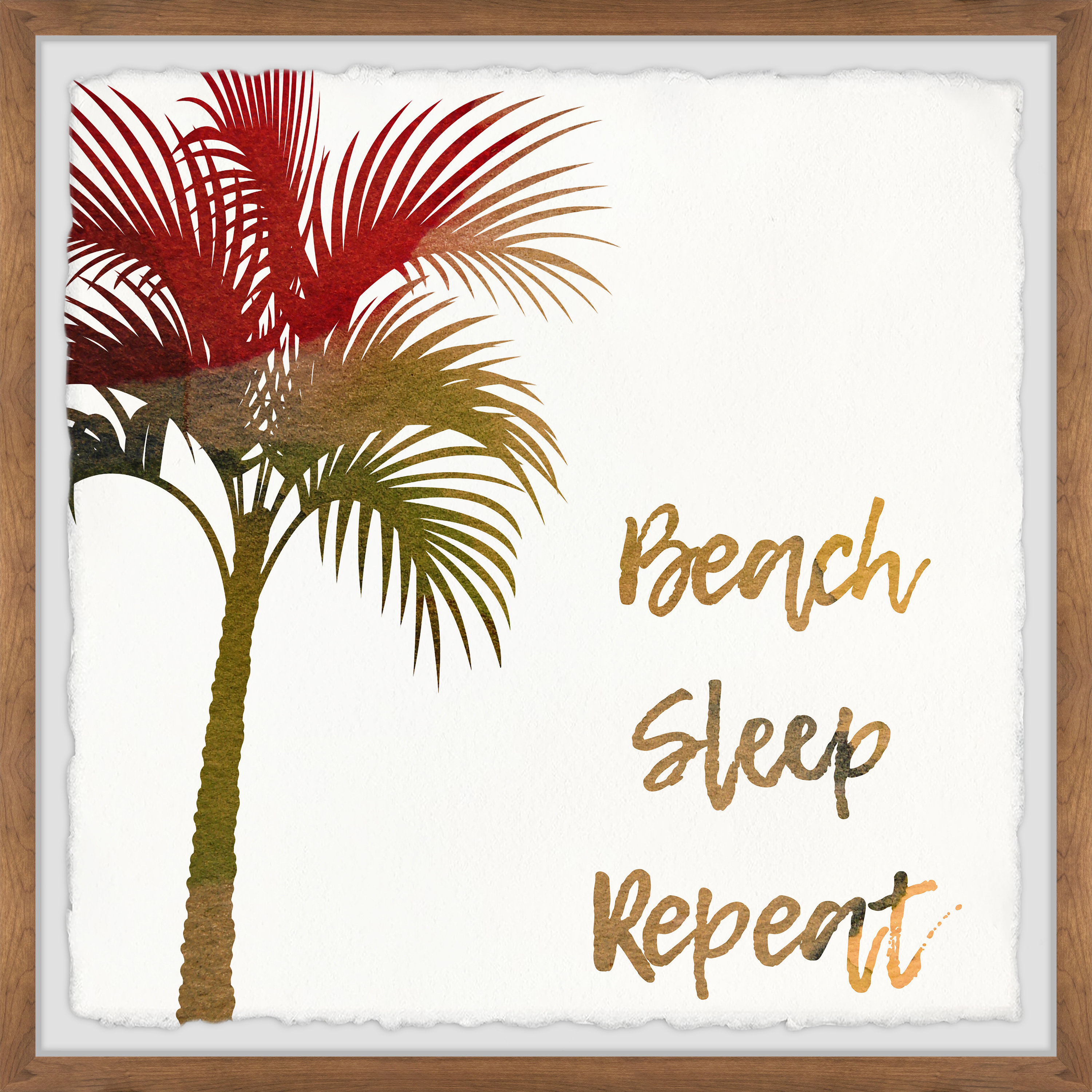 Bay Isle Home™ 'Beach Sleep Repeat II' Frame Print | Wayfair
