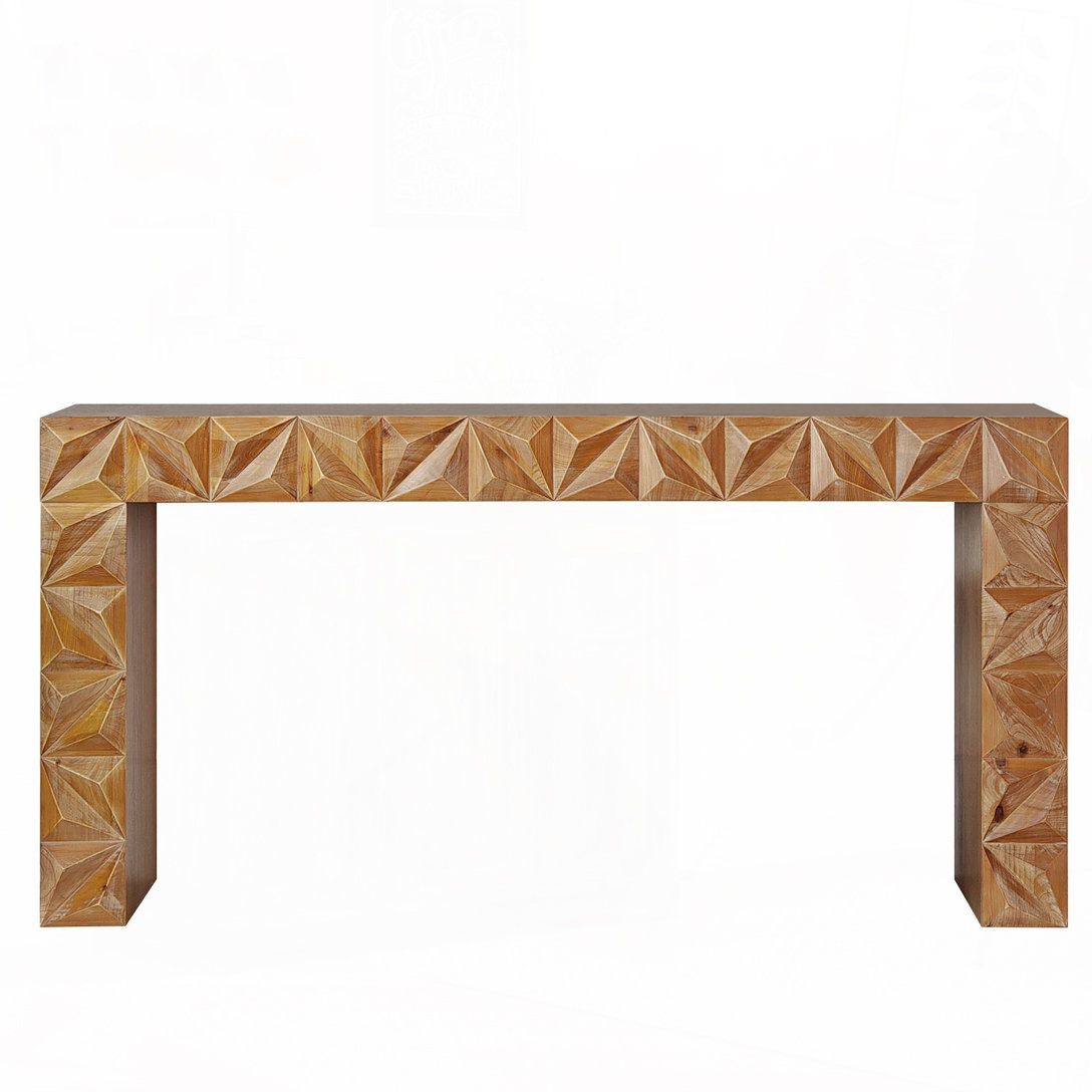 Loon Peak® Modern Wooden Console Table | Wayfair