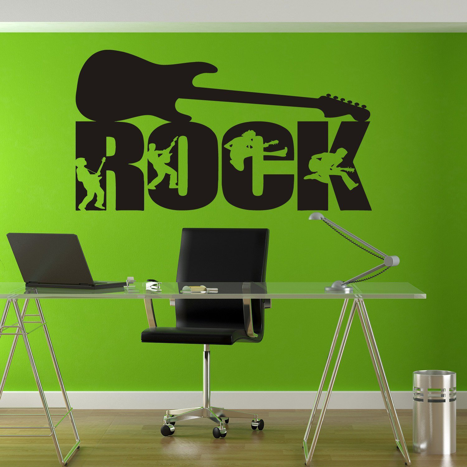 Trinx Rock'n'roll Decal, Rock'n'roll Sticker, R'n'r Guitar Decal, Band ...