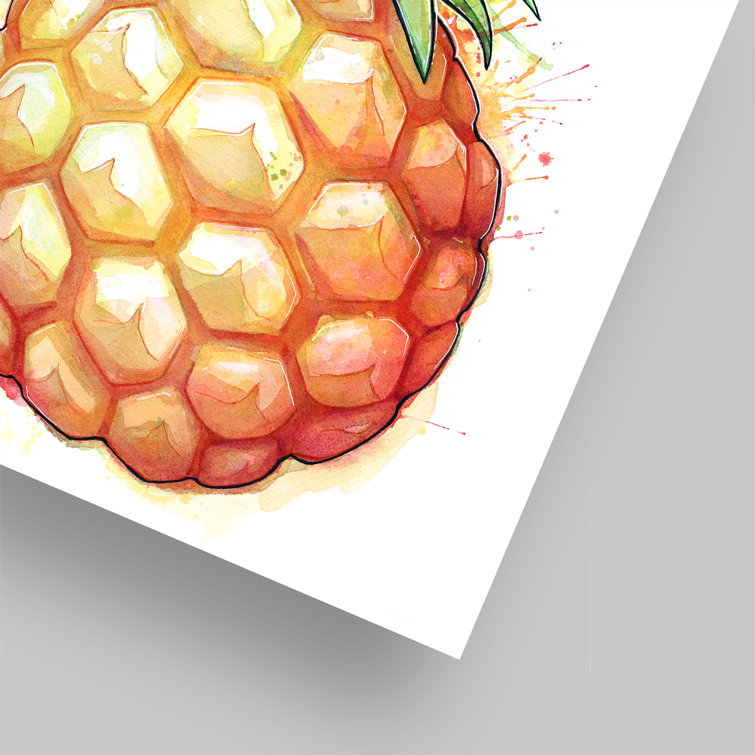 Bay Isle Home Fat Pineapple 1 by Sam Nagel - Poster Art Print | Wayfair ...