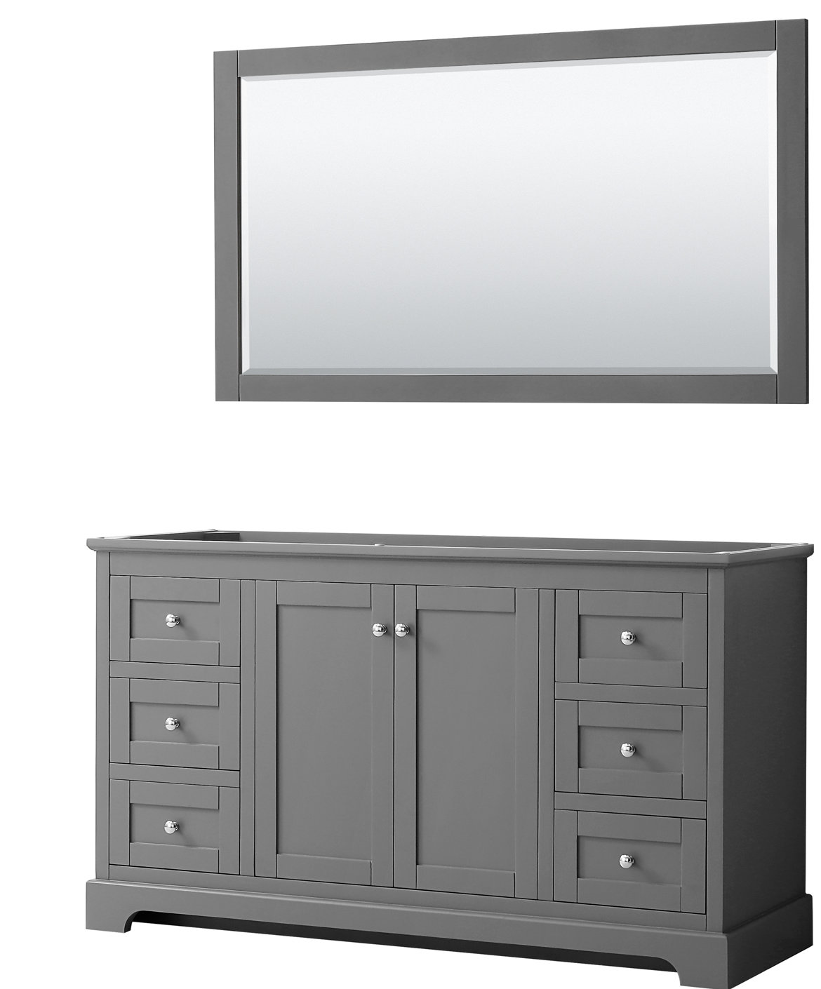 Wyndham Collection Avery 59" Single Bathroom Vanity Base Only | Wayfair