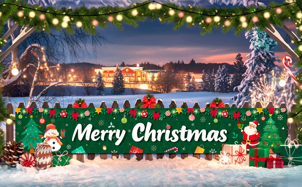 Marlow Home Co. Merry Christmas Party Supplies,118x19.6'' Christmas ...