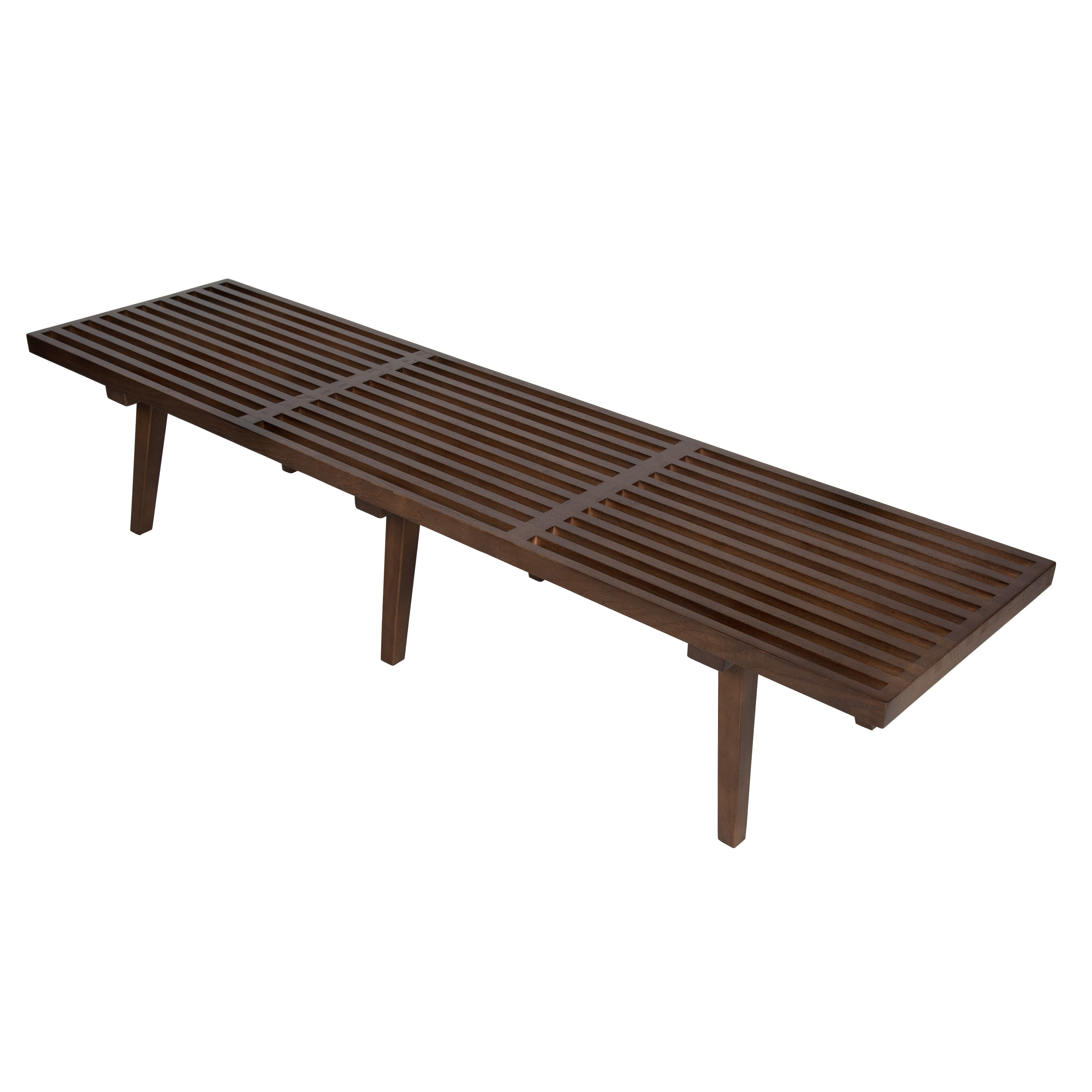 Corrigan Studio® Keld 72" Rectangular Bench Wide Wooden Storage Bench ...