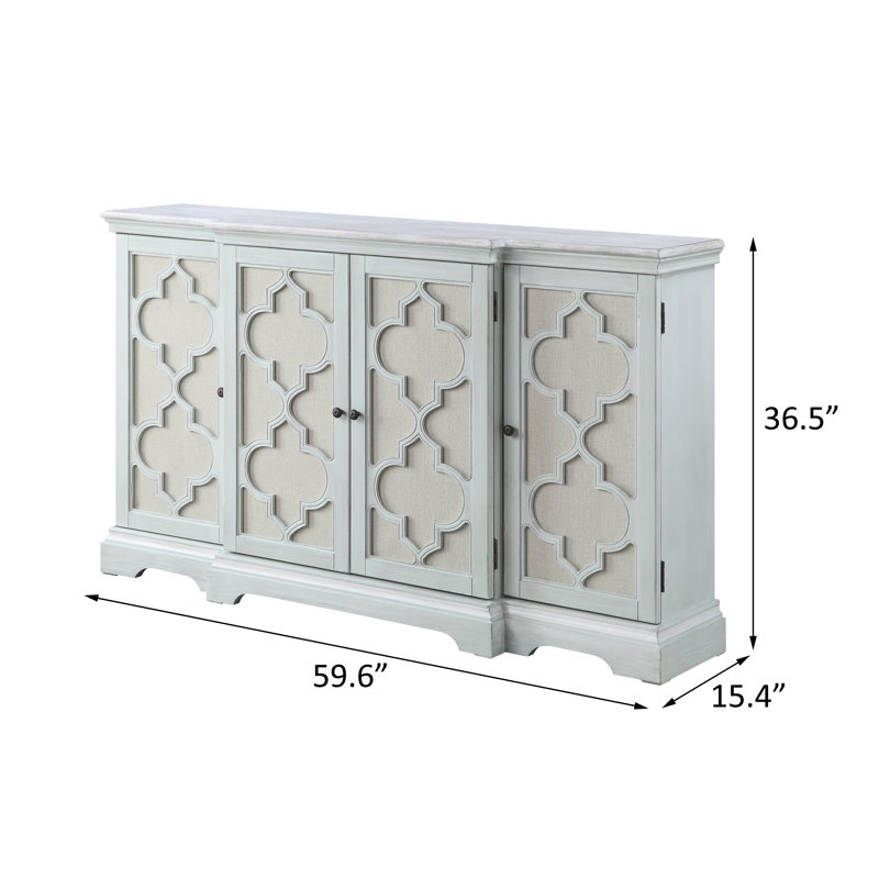 One Allium Way® 4 - Door Accent Cabinet | Wayfair