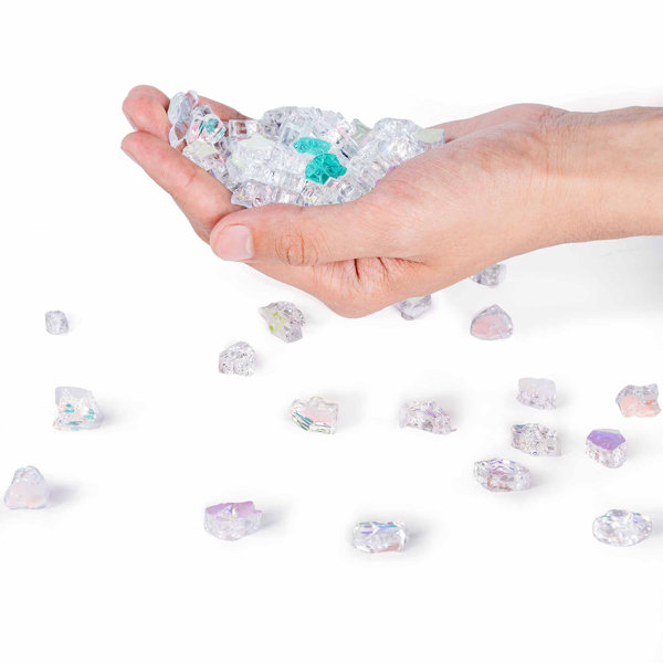 Celestial Fire Glass 1/4" Thick Iridescent Rainbow Tempered Fire Pit ...