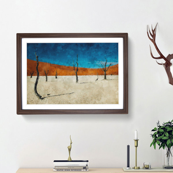 East Urban Home Trees in Namibia - Picture Frame Painting Print ...